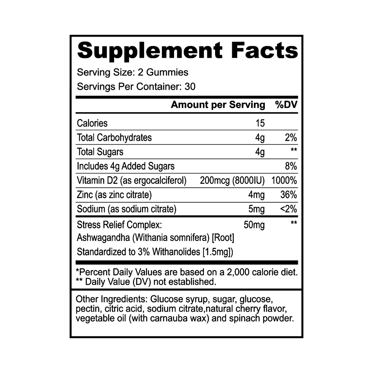 Elevate Health & Wellness - Stress Relief Gummies – LOCK'D IN