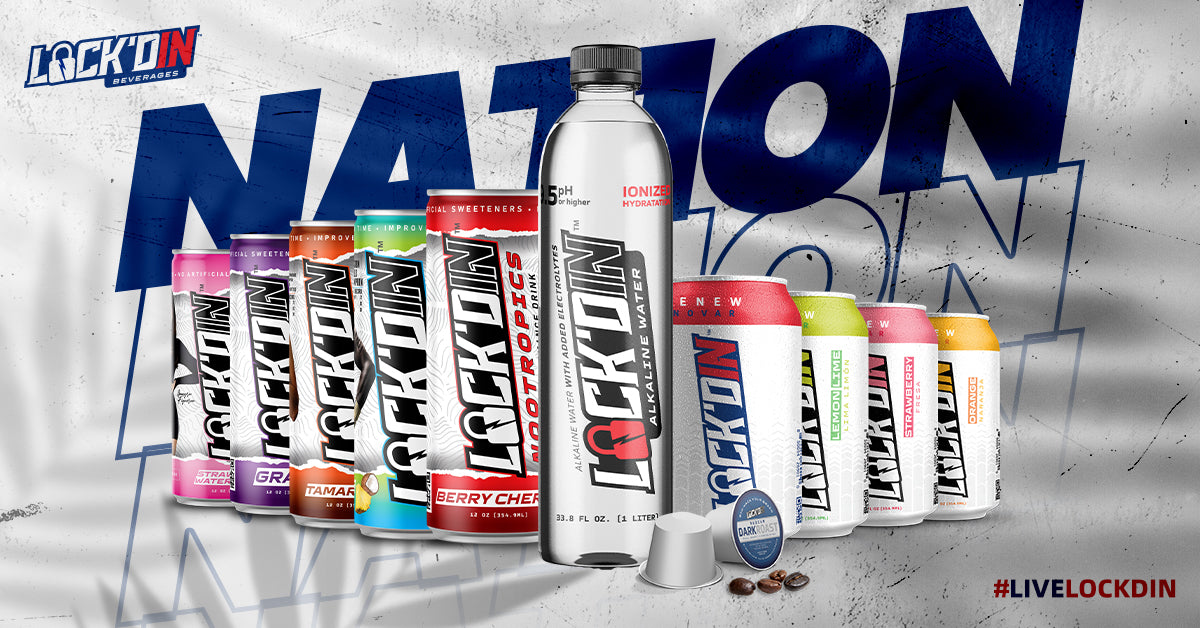 LOCK'DIN™️ | Hydrogen & Alkaline Waters, Nootropic Drinks and Coffee